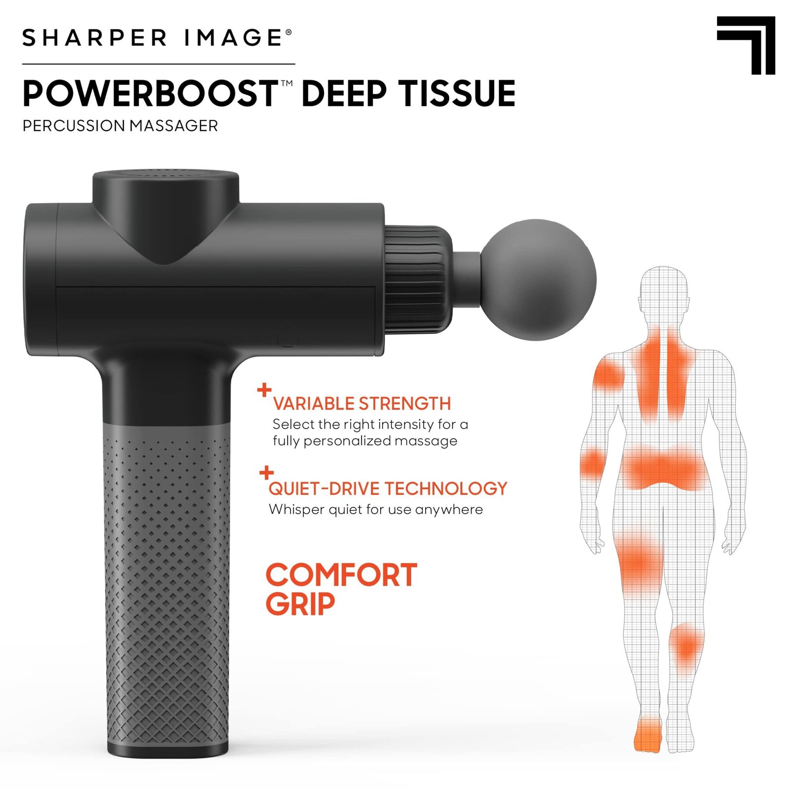 Sharper Image Powerboost Deep Tissue Troubleshooting Guide - Body Massager